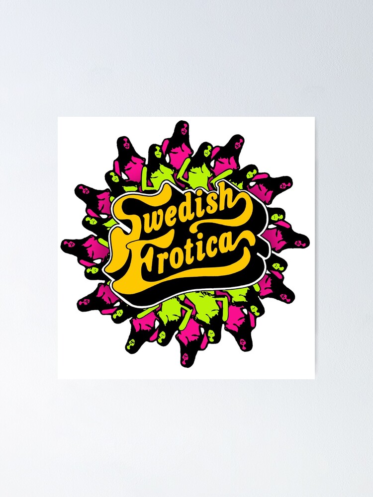 "SWEDISH EROTICA Vintage logo design" Poster for Sale by shnooks ...