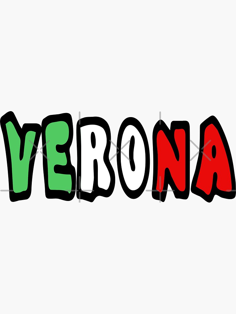 "Verona" Sticker for Sale by ForzaDesigns | Redbubble