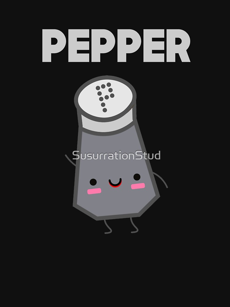 "Salt And Pepper Matching Couple Shirt" T-shirt by SusurrationStud ...