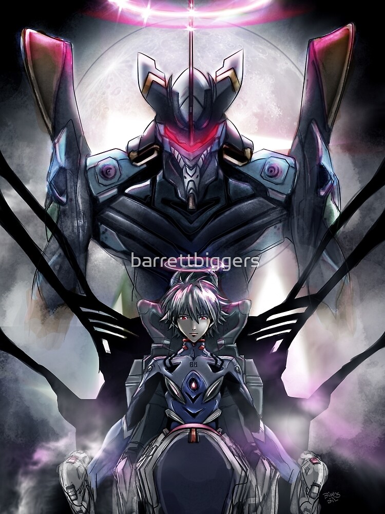 "Kawrou Evangelion Anime Tra Digital Painting " by barrettbiggers ...