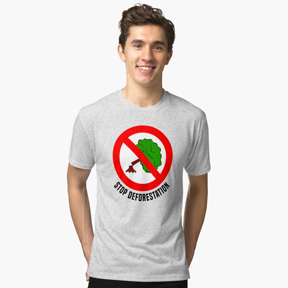 "Stop Deforestation II" Sticker by fourretout | Redbubble