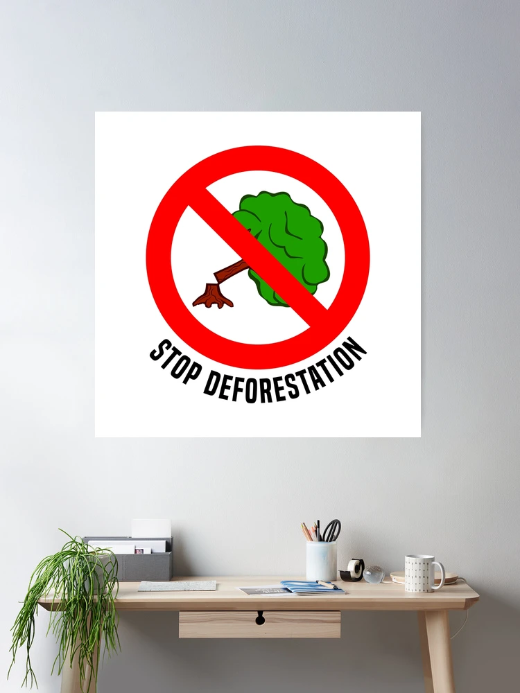 Stop Deforestation Posters For Kids Arbor Day Poster Contest