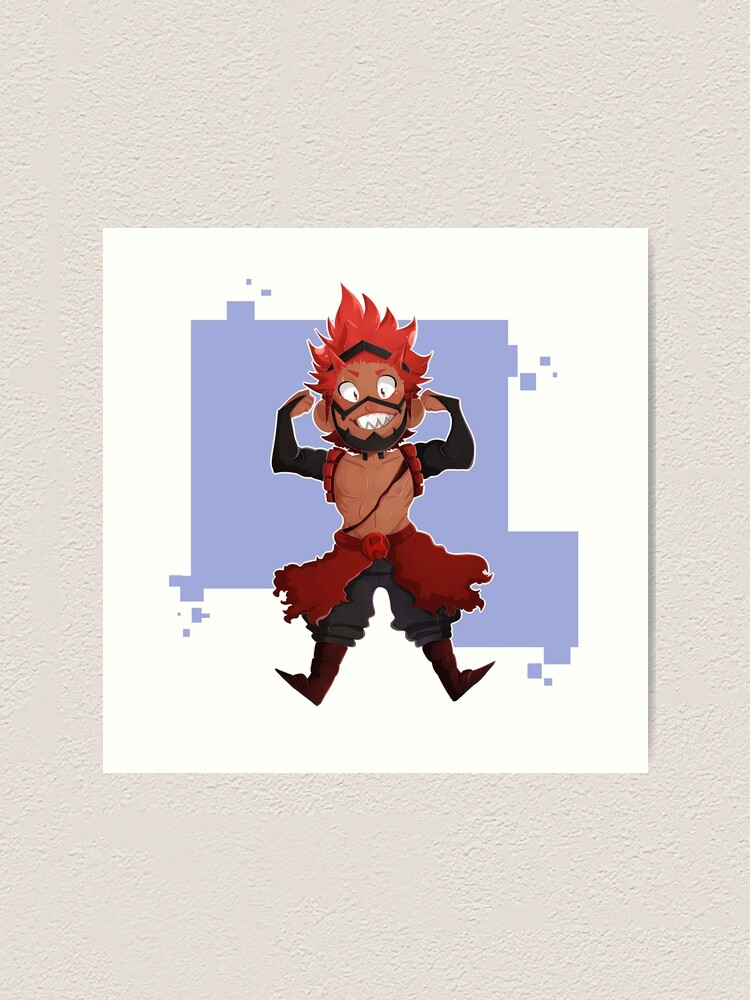 "RED RIOT [BNHA Fanart]" Art Print by Tsubasa-san23 | Redbubble