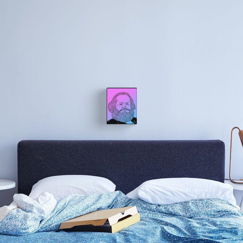 "Karl Marx Vaporwave Pastel Goth Aesthetic" Canvas Print for Sale by ...