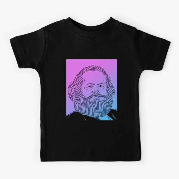"Karl Marx Vaporwave Pastel Goth Aesthetic" Kids T-Shirt for Sale by ...