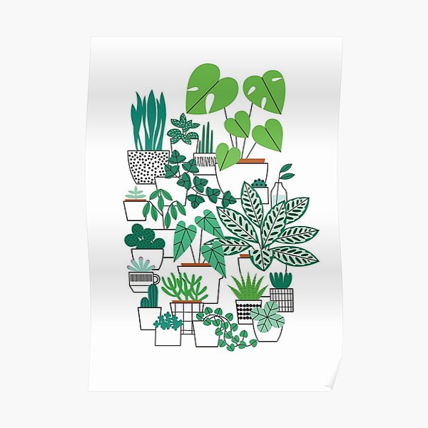 "Plants - Leaf" Poster for Sale by Christinadoha1 | Redbubble
