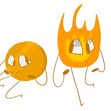 "Firey and Coiny - Bfb" Hardcover Journal for Sale by Victoria Erdman ...