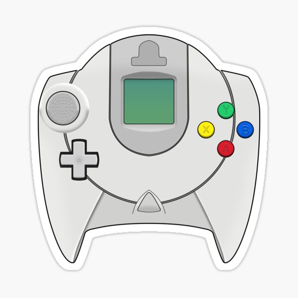 "Sega Dreamcast Pad" Sticker for Sale by CultOfNiche | Redbubble