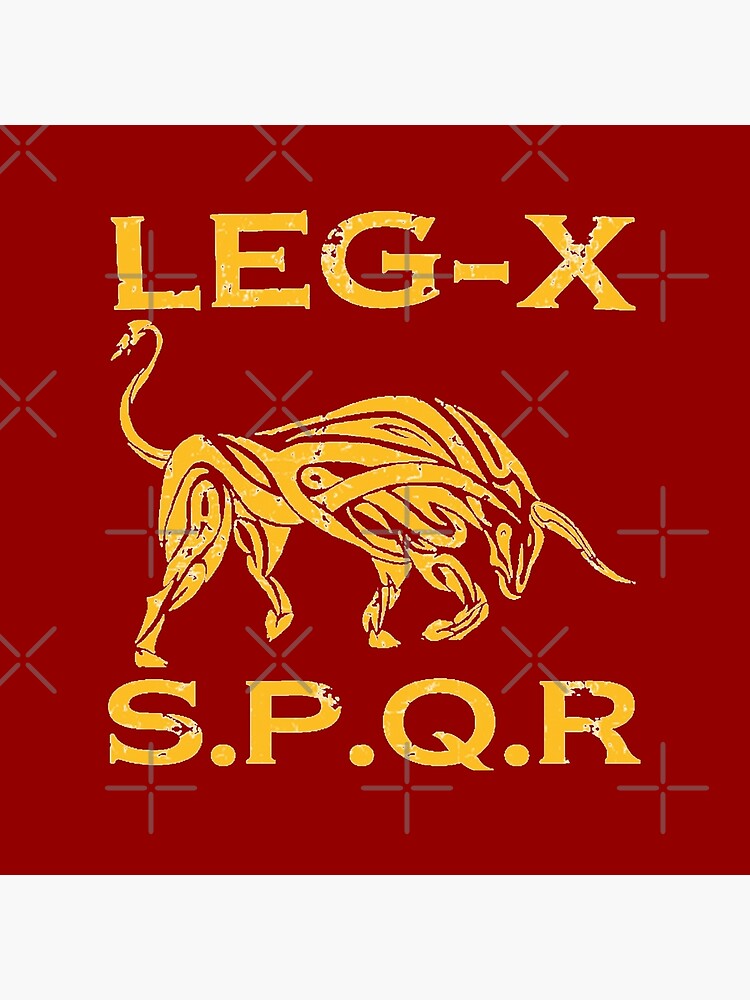 "Legio X Equestris" Throw Pillow for Sale by valentinpereda | Redbubble