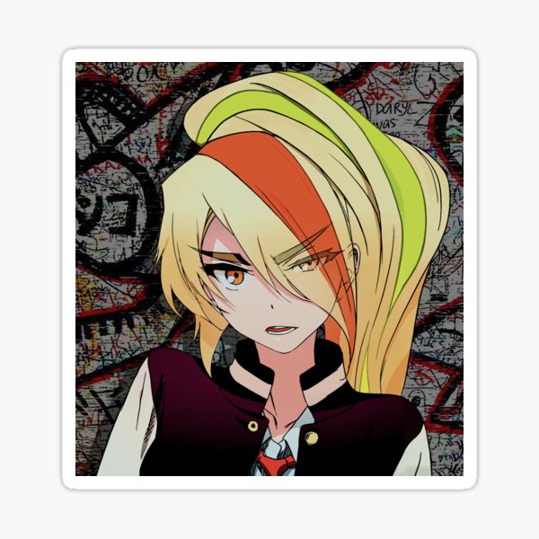 "Nikaidou Saki" Sticker for Sale by FrawztFyre | Redbubble