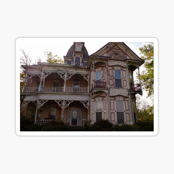 "Mansion 1885" Sticker by WildestArt | Redbubble