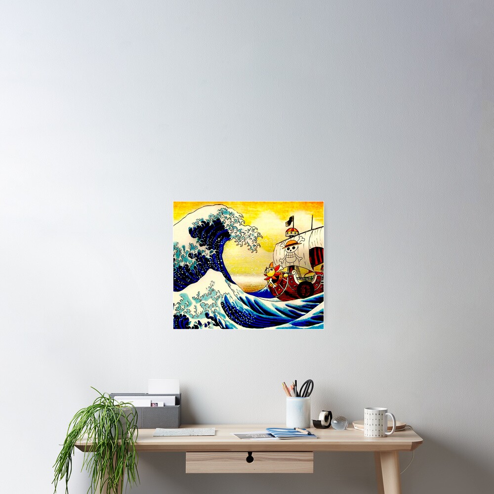 The Great Wave Off One Piece Poster By Bryantgallegos Redbubble