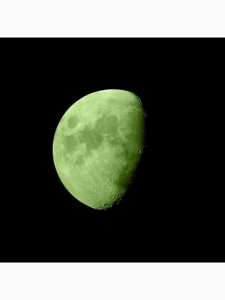"4K Dark Side of the Moon Lime Green // Picture of the Moon and its ...