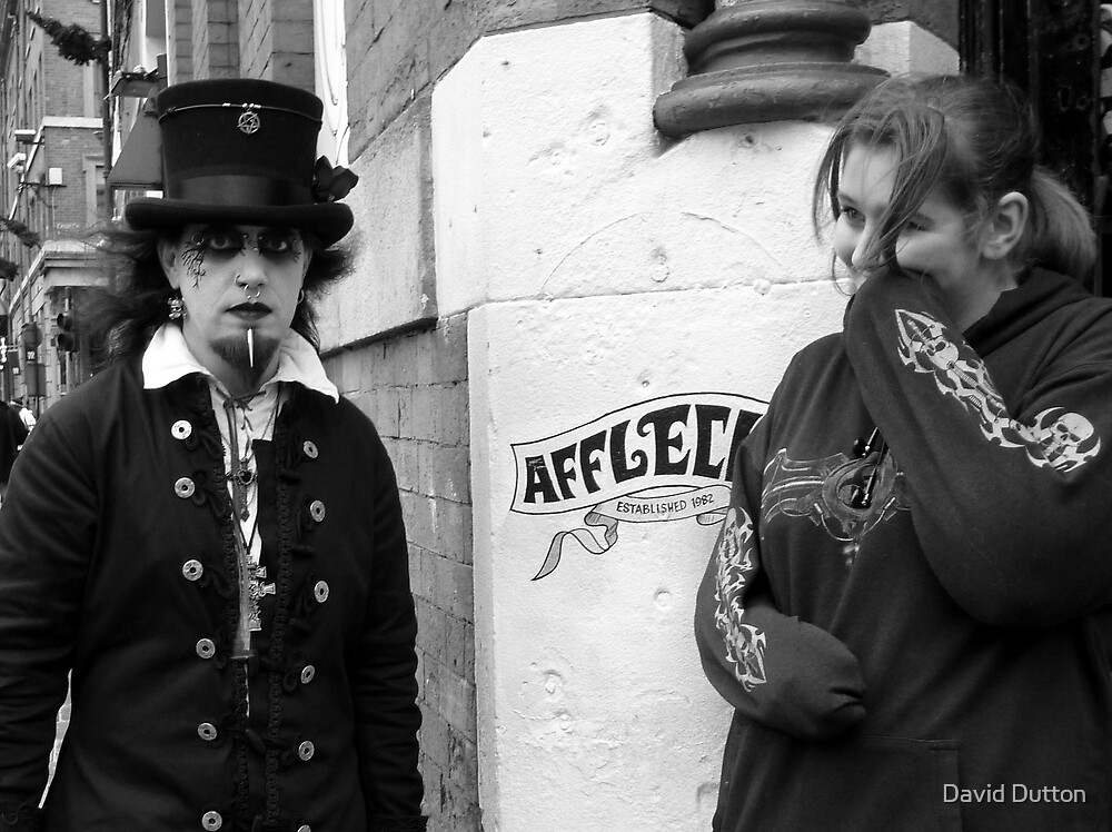 "Goth Stare - Manchester, England" by David Dutton | Redbubble