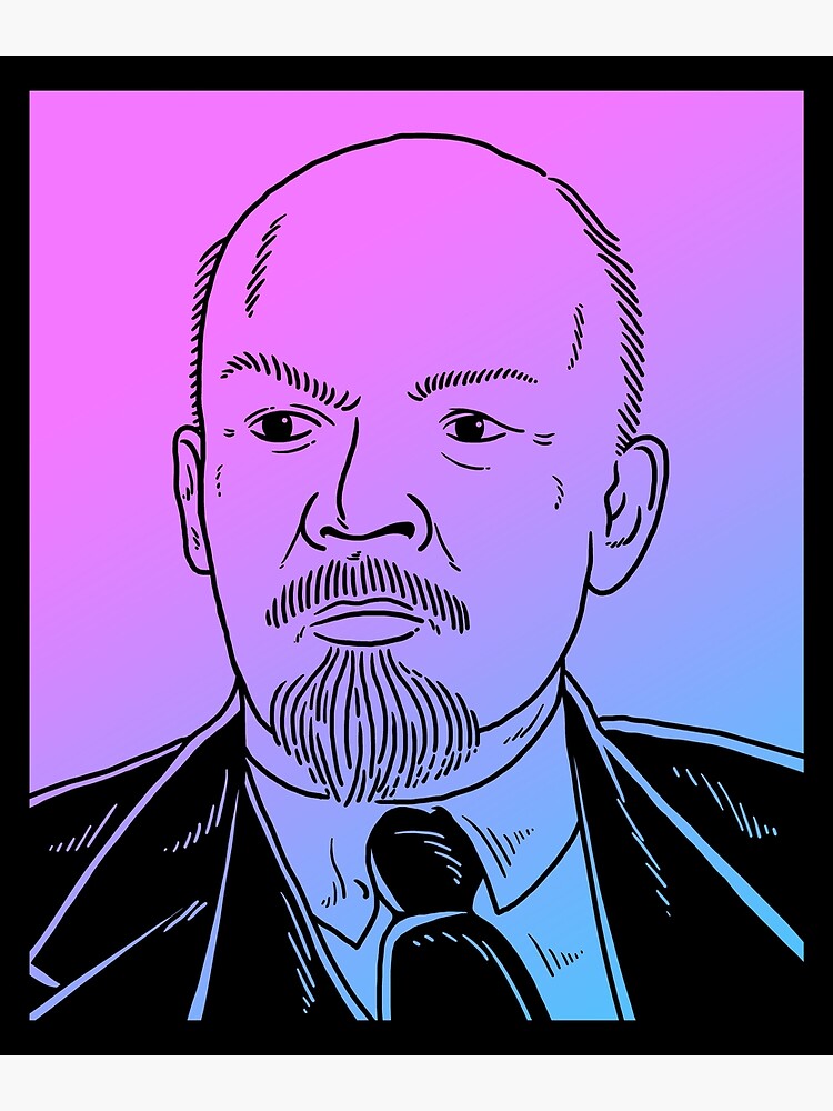 "Vladimir Lenin Vaporwave Pastel Goth Aesthetic" Art Print for Sale by ...