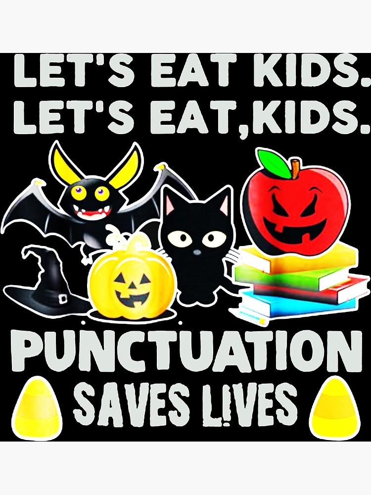 Lámina fotográfica «Halloween Vamos a comer la puntuación de los niños ...