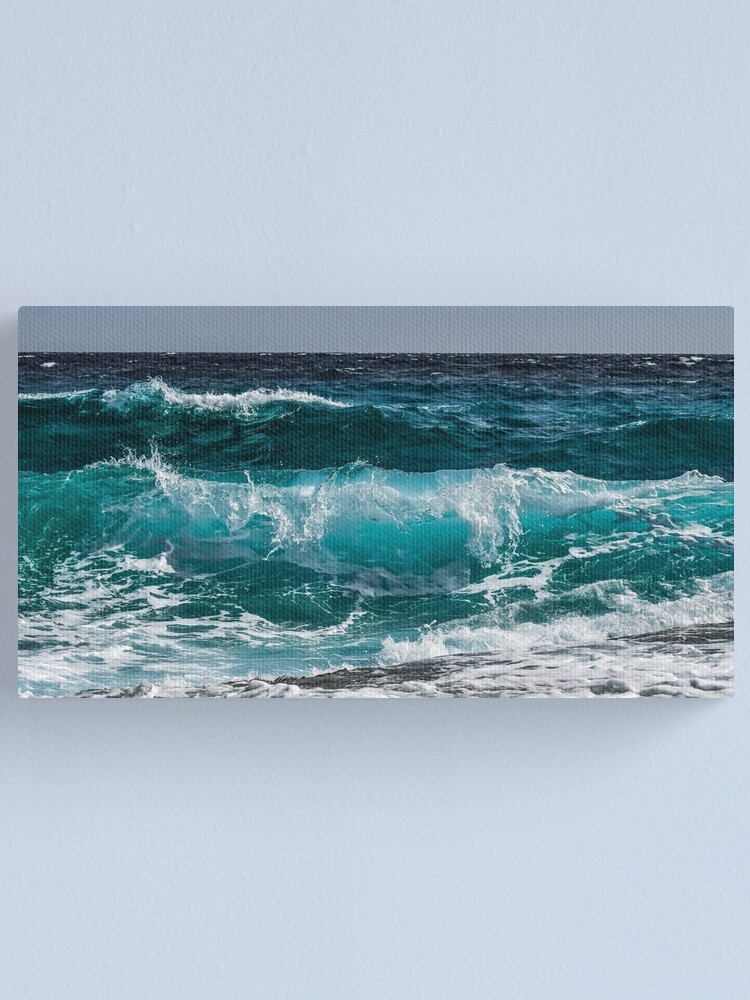 "Ocean waves prints" Canvas Print by StarsEdge | Redbubble