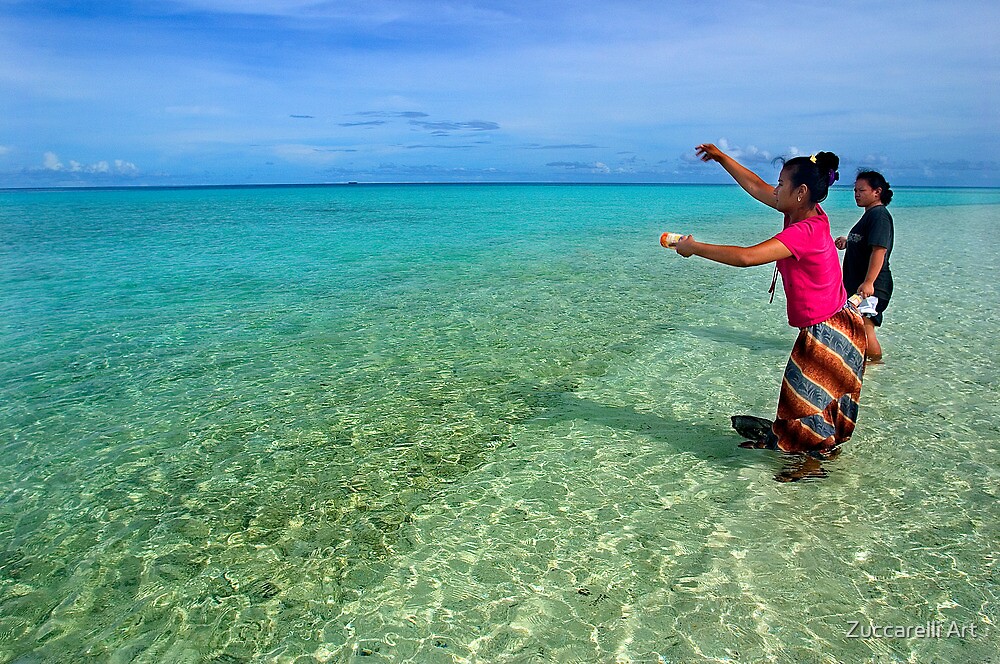 "Fishing Session - Pohnpei, Micronesia" by Alex Zuccarelli | Redbubble