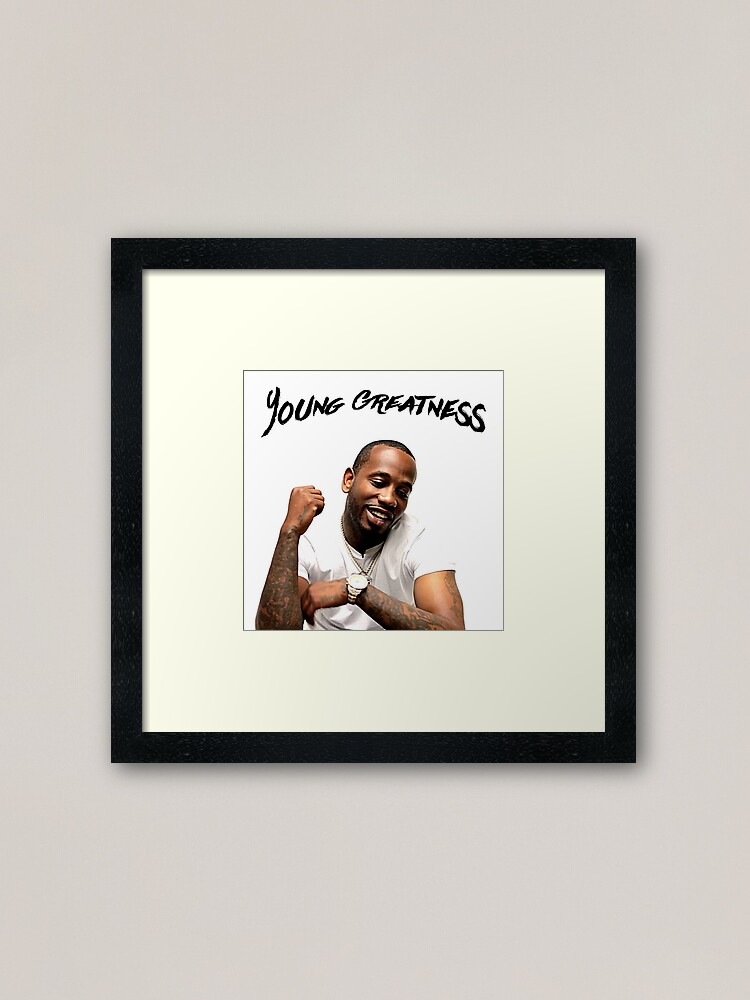 "Young Greatness, rapper" Framed Art Print for Sale by avit1 | Redbubble
