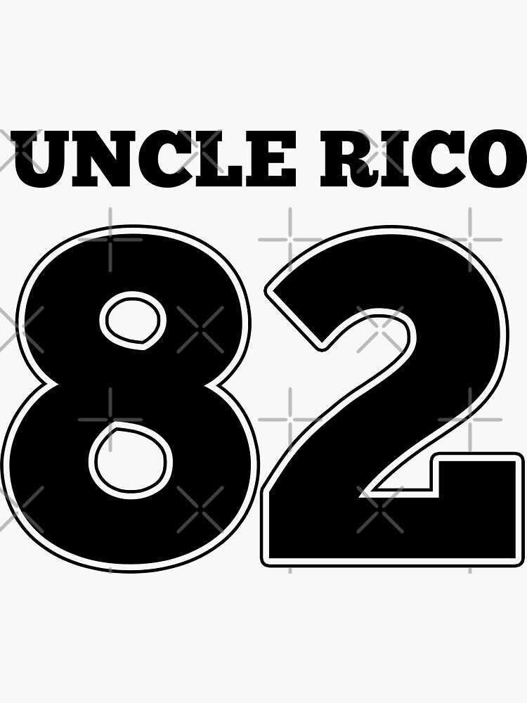 "Uncle Rico 82" Sticker for Sale by dreamhustle | Redbubble