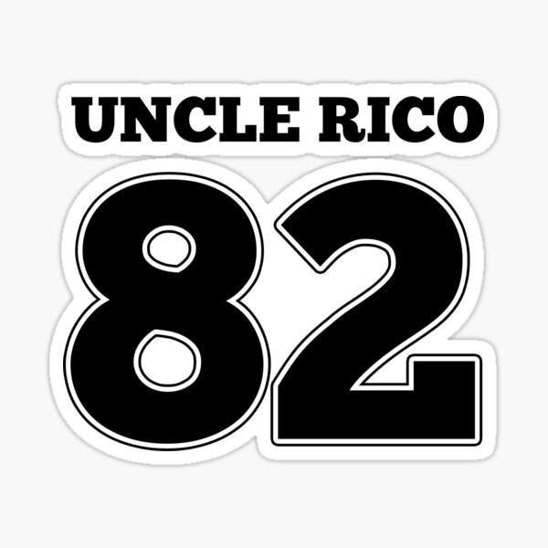 "Uncle Rico 82" Sticker for Sale by dreamhustle | Redbubble