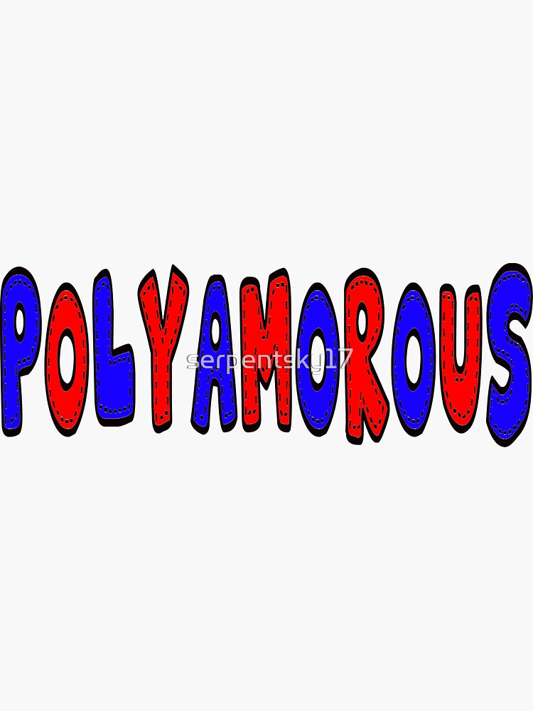 "Polyamorous Pride" Sticker for Sale by serpentsky17 | Redbubble