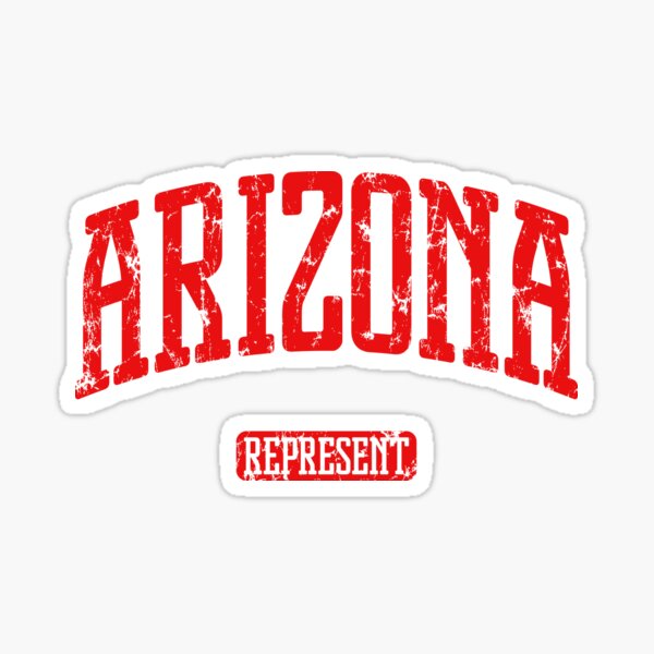 "Arizona Represent" Sticker for Sale by smashtransit | Redbubble