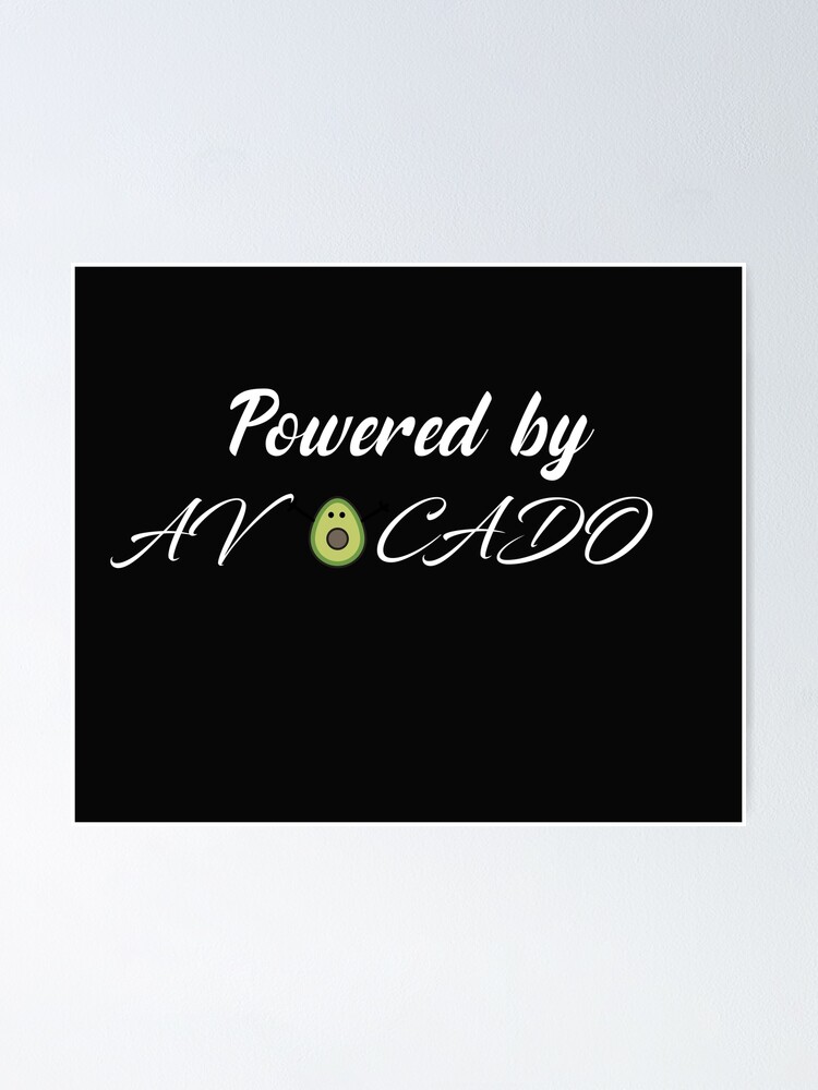 "Avocado Funny gift Vegan vegetarian cartoon meme" Poster for Sale by ...
