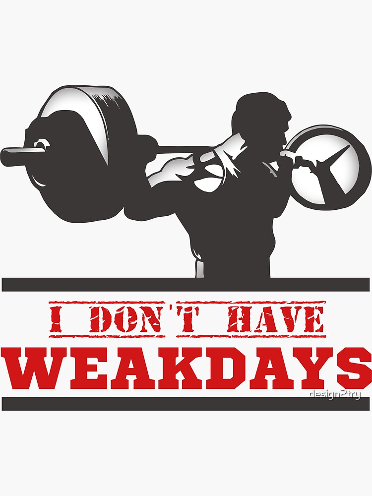 "Bodybuilder Body Building Strength Training Gift" Sticker by ...