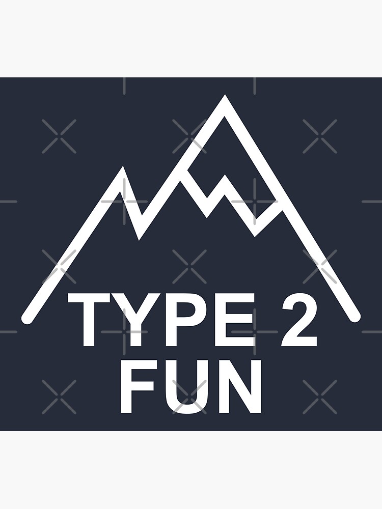 "Type 2 Fun" Sticker for Sale by esskay | Redbubble