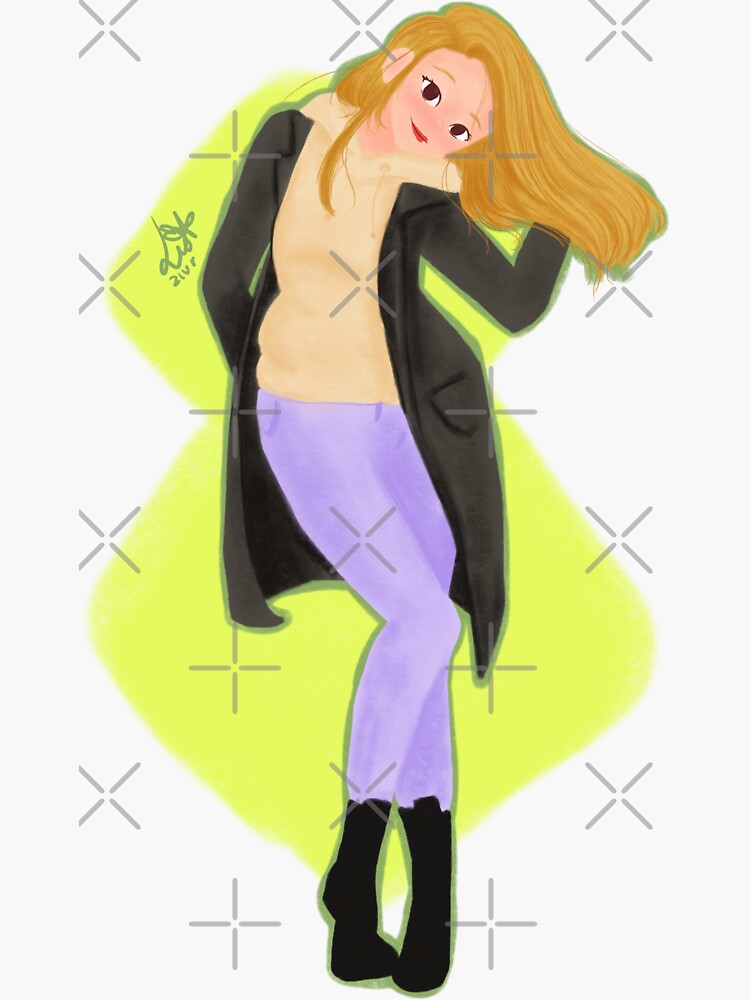 "LJ Model 18" Sticker by liajung | Redbubble