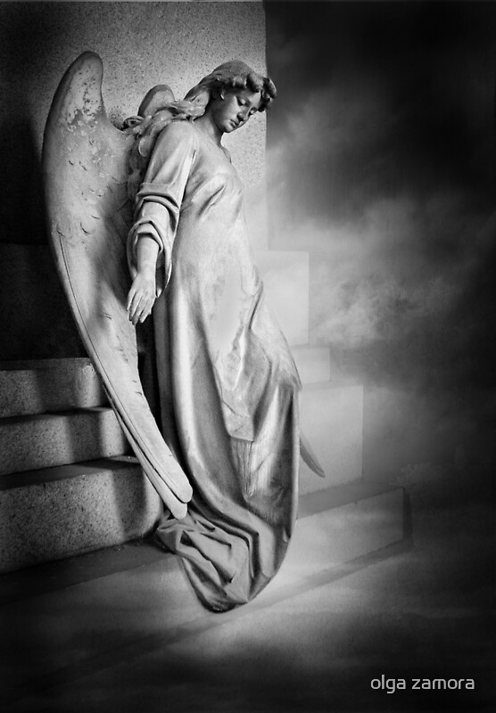 "Angel Descending" by olga zamora | Redbubble