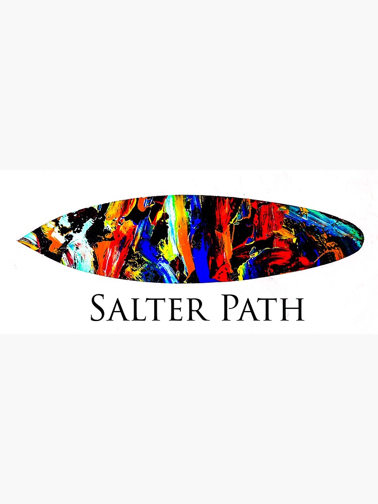 "Salter Path Surfboard " Sticker for Sale by barryknauff | Redbubble