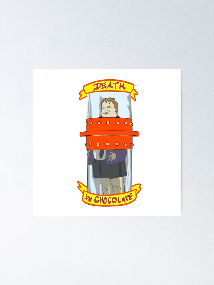 "Augustus Gloop" Poster for Sale by nerdpins | Redbubble