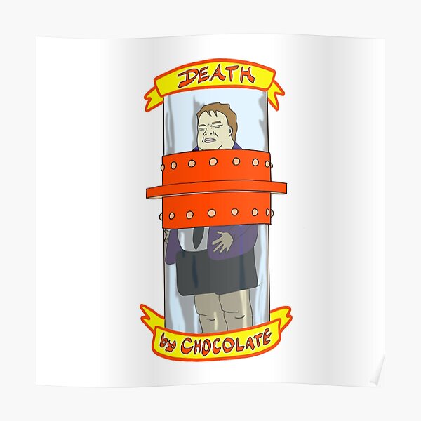"Augustus Gloop" Poster for Sale by nerdpins | Redbubble