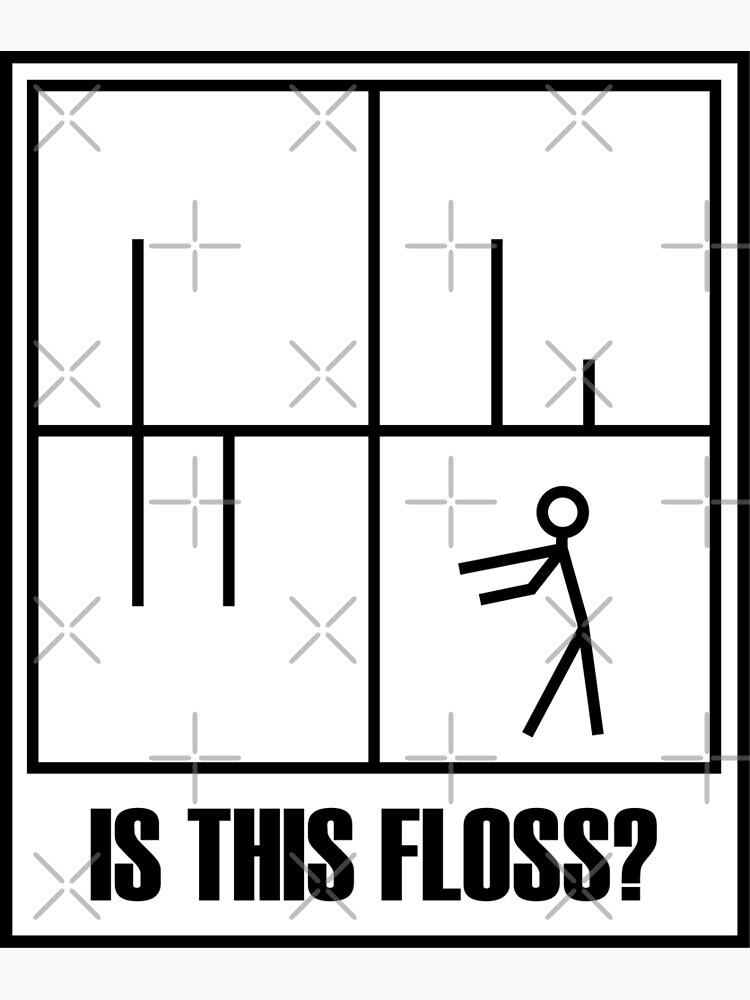 "Is this Floss? [Minimal Meme]" Photographic Print for Sale by ...