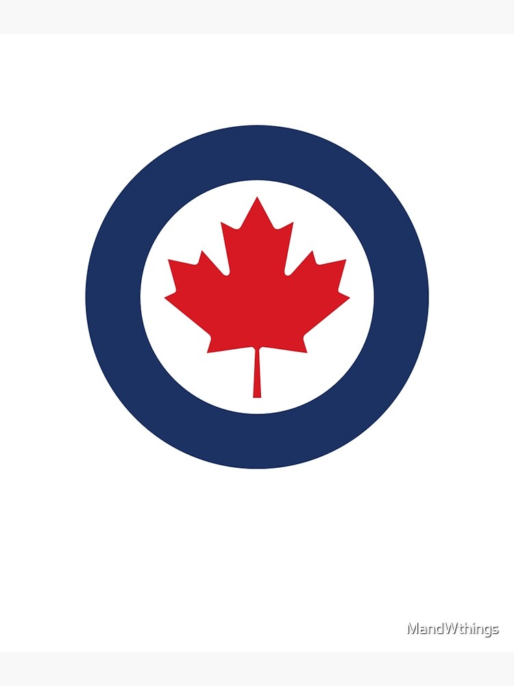 Póster «Fuerza Aérea Canadiense RCAF» de MandWthings | Redbubble