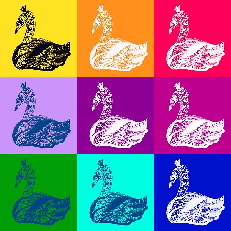 "Magic Swans, Swan prince, swan princess, with a crown" by CateJacobs ...