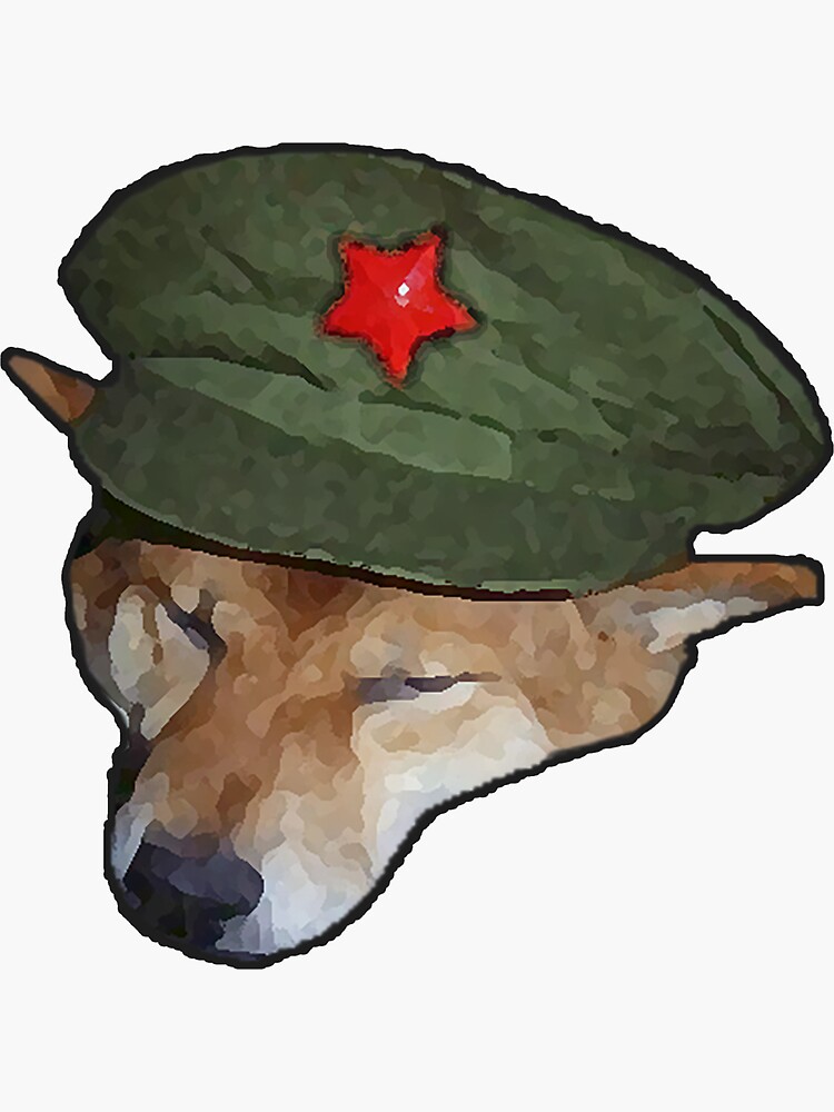 "comrade dog" Sticker for Sale by CleverJane | Redbubble