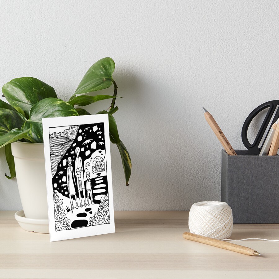 "Appalachian Fay Folk" Art Board Print by Egertron | Redbubble