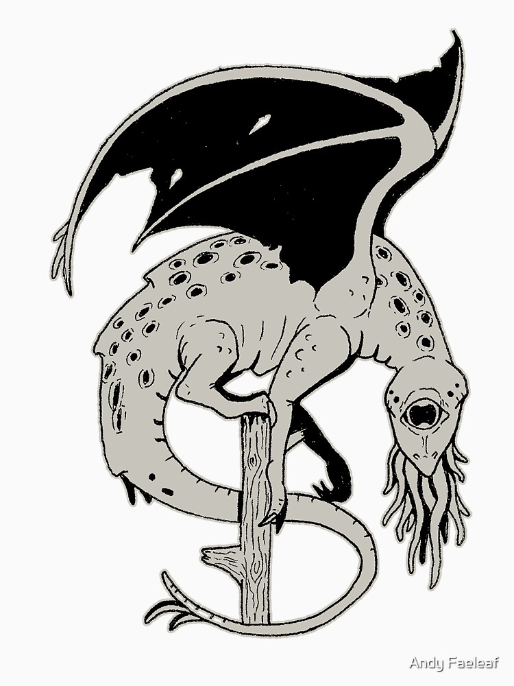 "Cryptid Series- Snallygaster" T-shirt for Sale by Arcana-Attire ...