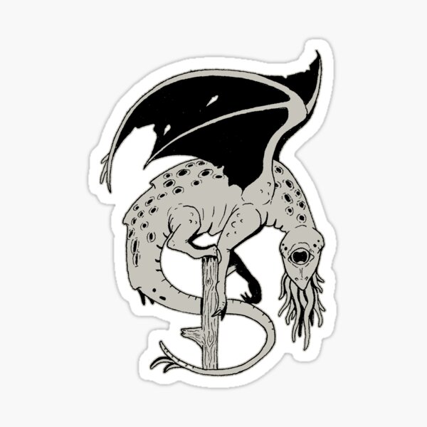 "Cryptid Series- Snallygaster" Sticker for Sale by Arcana-Attire ...