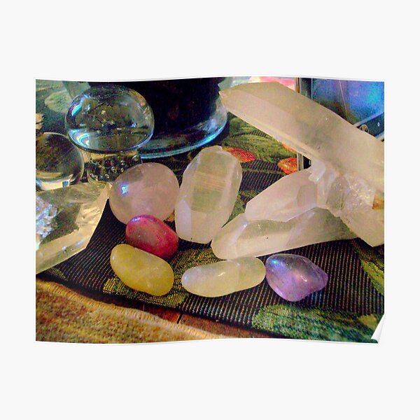 Healing Crystals Posters | Redbubble