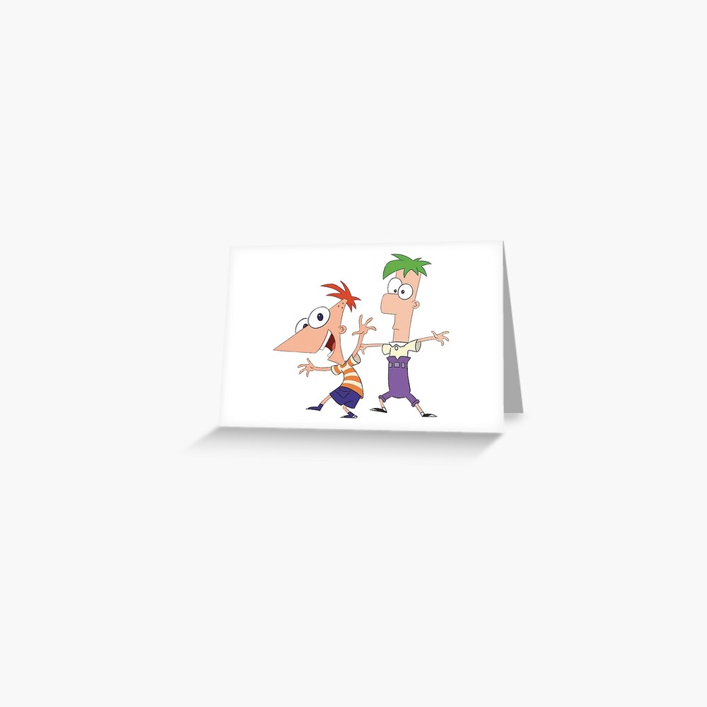 "Phineas and Ferb" Sticker for Sale by leahsanders | Redbubble
