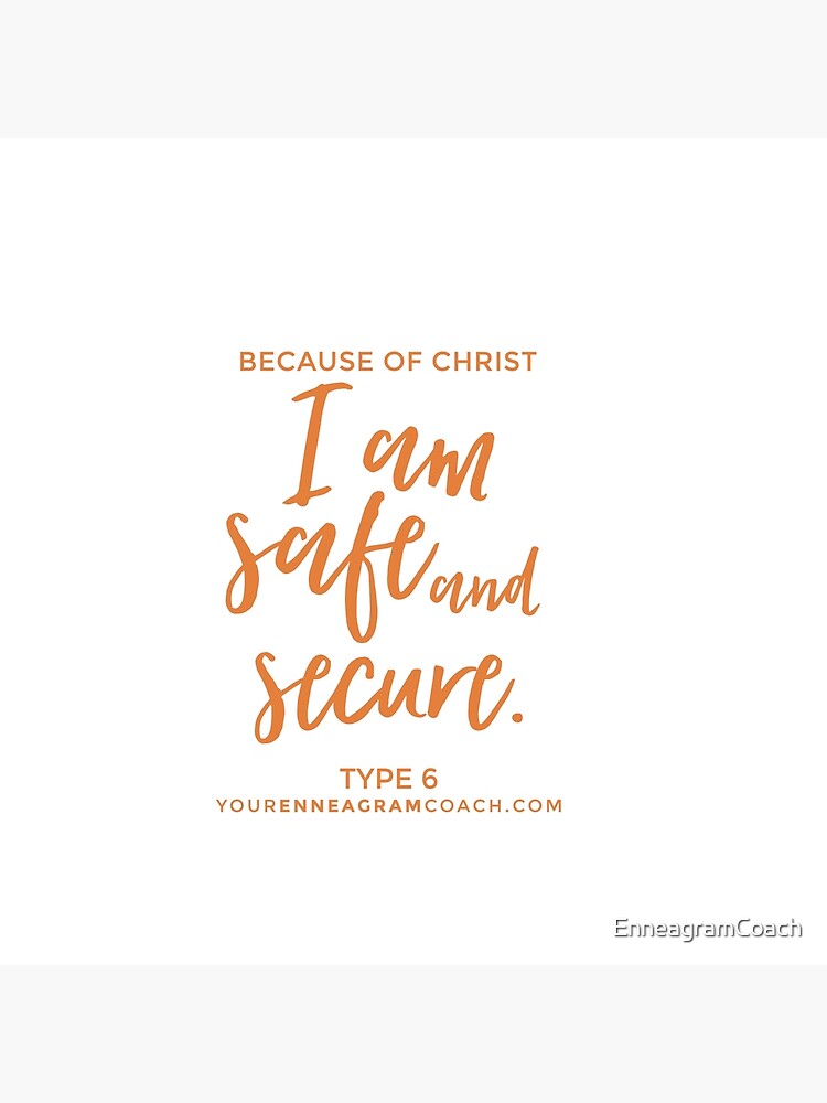 "Enneagram Type 6 - Core Longing" Poster by EnneagramCoach | Redbubble