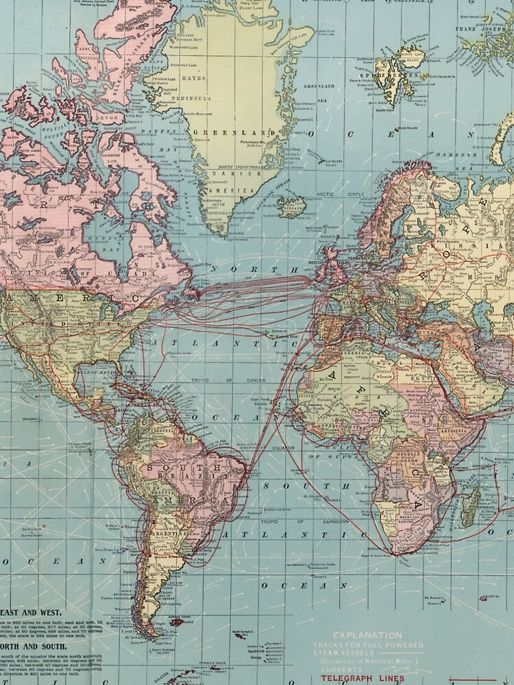 "Vintage Map of The World (1912)" A-Line Dress for Sale by BravuraMedia ...