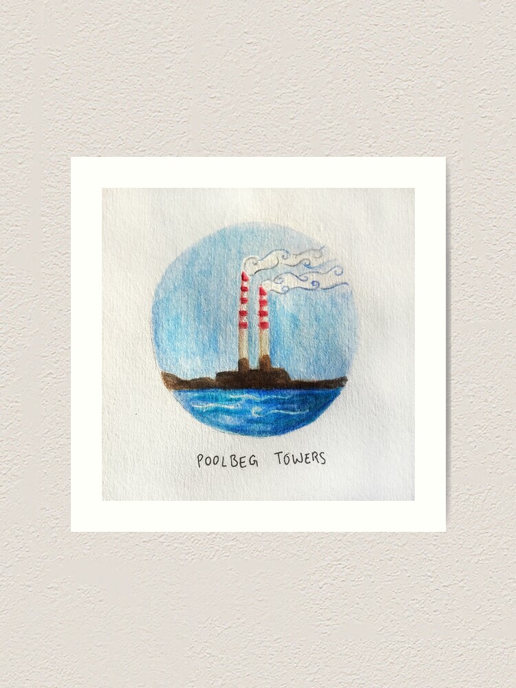 "Poolbeg Towers" Art Print by laurafinnegan | Redbubble
