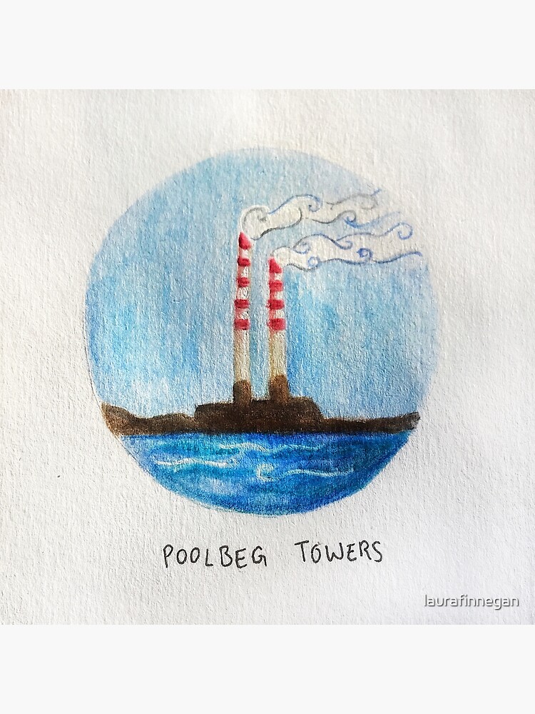 "Poolbeg Towers" Art Print by laurafinnegan | Redbubble