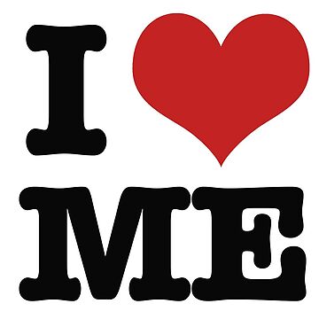 "I love ME" Sticker for Sale by BubbSnugg LC | Redbubble