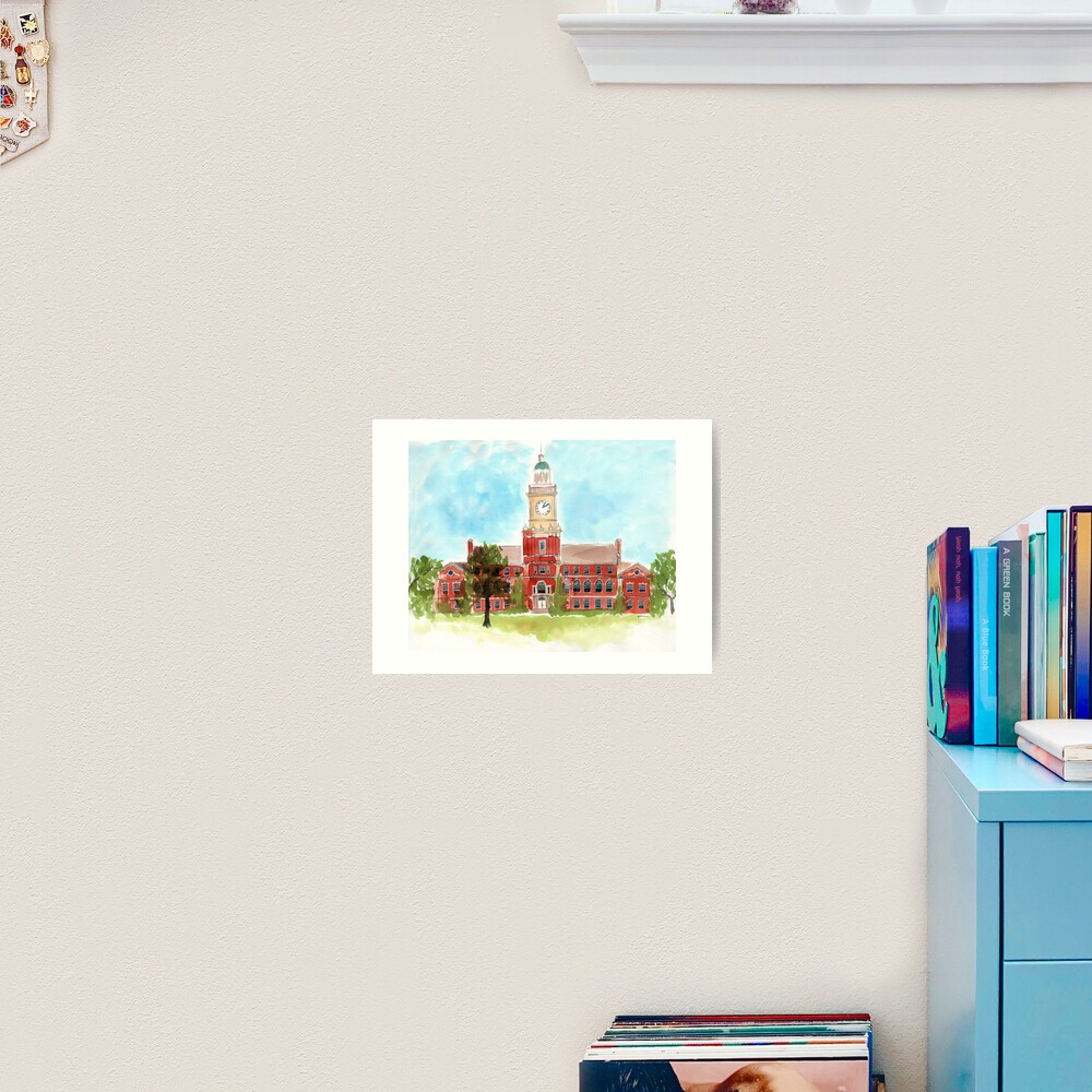 "Howard University - Founders Library" Art Print for Sale by ...